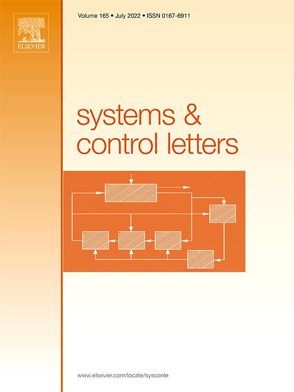 Systems and Control Letters_Systems and Control Letters期刊_Systems and ...