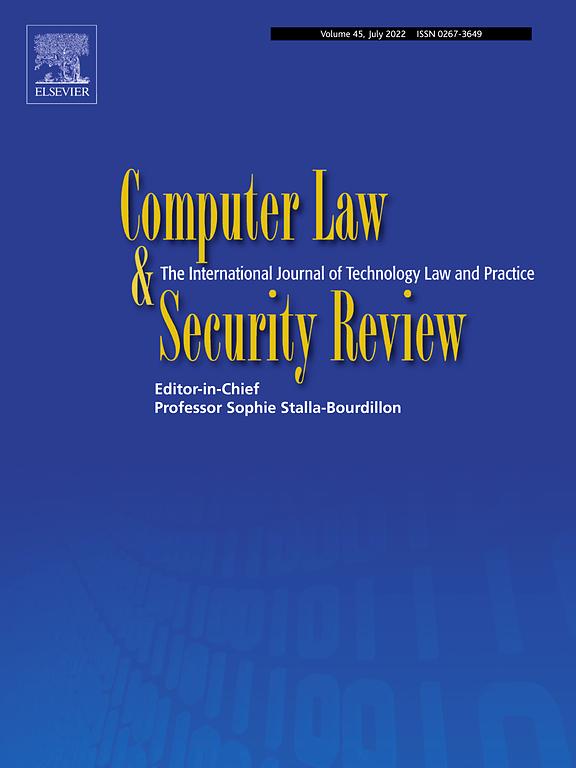 Computer Law and Security Review_Computer Law and Security Review期刊 ...